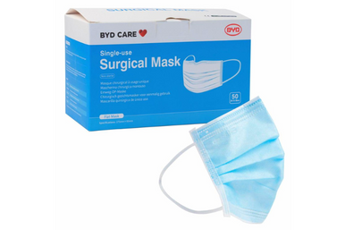 BYD - Surgical Face Mask - Single Use - 50 Masks - Best Before it's ...