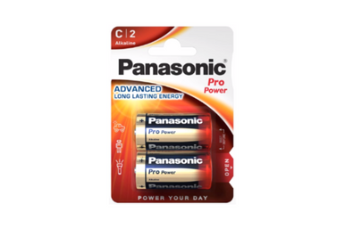 Panasonic - C2 Alkaline Batteries - 2 Batteries - Best Before it's Gone Ltd