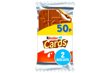 Kinder - Cards - Crispy Wafer with Milky & Cocoa Filling - 25.6g - Best ...