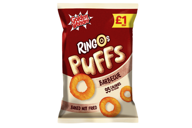 Golden Wonder - Ringo's - Puffs - Barbecue Flavour Snacks - 60g - Best ...