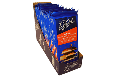 Box of E. Wedel - Dark Creme Brulee Flavour - 100g x 20 - Best Before ...