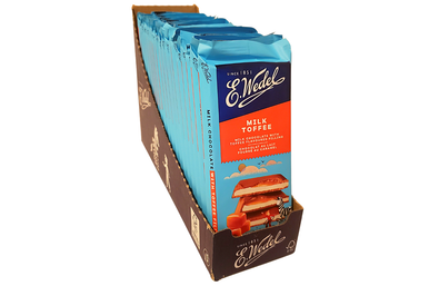 Box of E. Wedel - Milk Toffee Chocolate Bar - 20 x 100g - Best Before ...