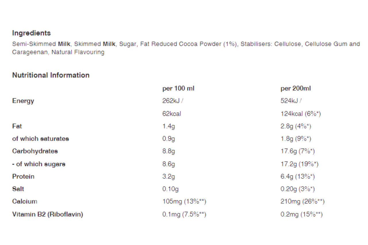 Yazoo - Chocolate Flavoured Milk Drink - 1L - Best Before it's Gone Ltd
