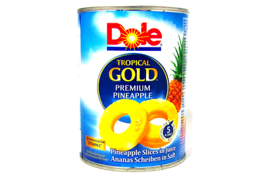 Dole - Tropical Gold - Premium Pineapple Slices in Juice - 567g - Best ...