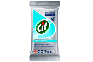 CIF - Professional - Pro Formula - Multi Purpose Wipes - 100 Wipes ...