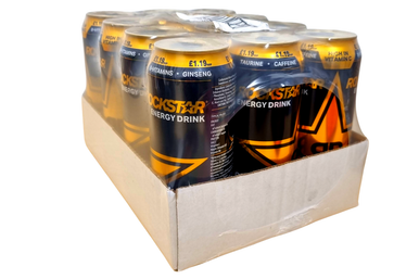 Case of Rockstar - Original Energy Drink - 12 x 500ml - Best Before it ...