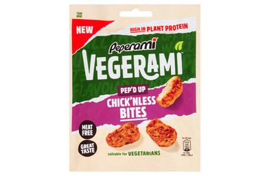 Peperami - Vegerami - Pep'd Up Chick'nless Bites - 40g - Best Before it ...