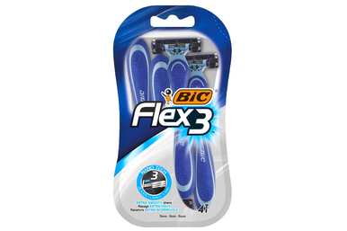 Bic - Flex 3 Razors - 4 Pack - Best Before it's Gone Ltd