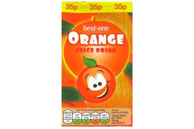 Best-one - Orange Juice Drink - 250ml . - Best Before it's Gone Ltd