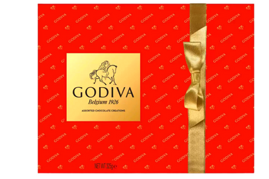 Godiva - Belgium 1926 - Assorted Chocolate Creations - 325g (Damaged Packaging) - Best Before it ...