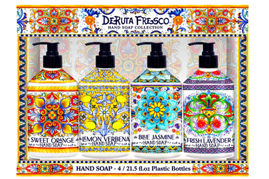 Deruta Fresco - Liquid Hand Soap Collection - 4 x 636ml - Best Before ...