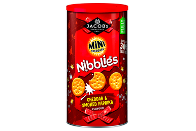 Jacob's - Nibblies - Mini Cheddars - Cheddar & Smoked Paprika Flavour ...