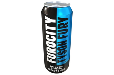 Furocity - Tyson Fury - Black & Blue Rasberry Energy Drink - 500ml ...