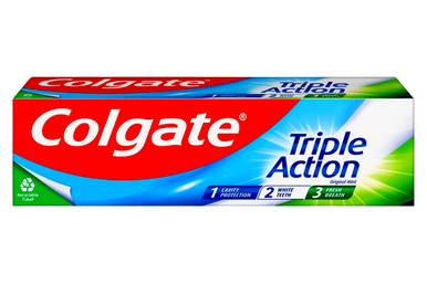 Colgate - Triple Action Toothpaste - Original Mint - 75ml - Best Before ...