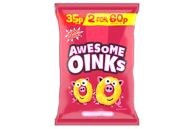 Golden Wonder - Awesome Oinks - Bacon Flavour Snacks - 22g - Best ...