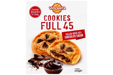Violanta Cookies - Full 45 - Chocolate Cream Filled Cookies - 450g ...