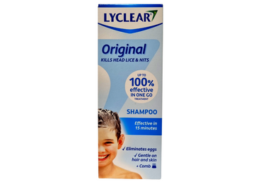 Lyclear - Original - Shampoo + Comb - Kills Head Lice & Nits - 100ml ...