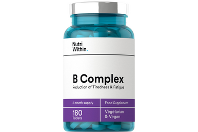 Nutri Within - B Complex - Vegan - 180 Tablets - Best Before it's Gone Ltd
