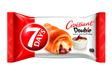7 Days - Croissant Double - Cocoa & Vanilla Flavour Fillings - 60g ...