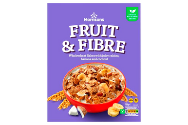 Morrisons - Fruit & Fibre Cereal - Vegan - 750g - Best Before it's Gone Ltd