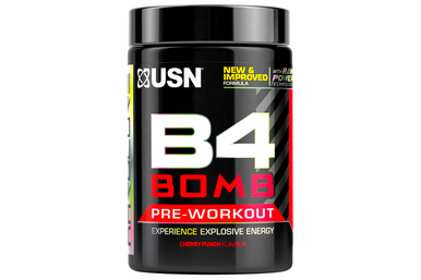 USN - B4 Bomb - Pre-Workout - Cherry Punch Flavour - 300g - Best Before ...