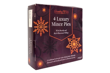 Grandma Wild's - 4 Luxury Mince Pies - 215g - Best Before it's Gone Ltd