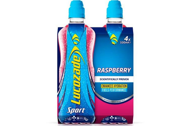 Lucozade Sport Raspberry - 4 Pack