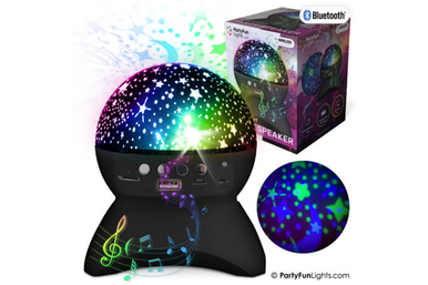 Party Fun Lights - Bluetooth Party Speaker with Nightlight Effects ...
