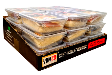 Box of Yumsu - Soft Instant Noodles - Chilli Flavour - 18 x 255g - Best ...