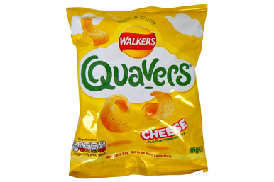 Walkers - Quavers - Light & Curly - Cheese Flavour Snacks - 16g - Best ...