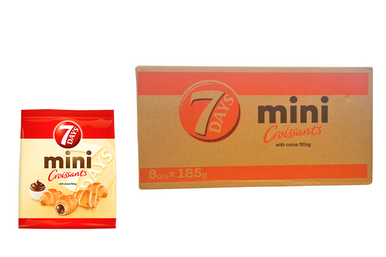 Box of 7 Days - Mini Croissants with Cocoa Filling - 8 x 185g - Best ...