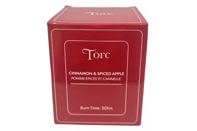 Torc - Cinnamon & Spiced Apple Fragranced Candle - Vegan - Best Before ...