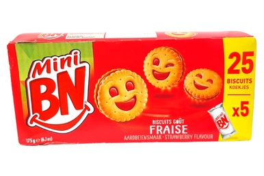 McVitie's - BN - Mini Strawberry Biscuits - 5 Pack - 175g - Best Before ...