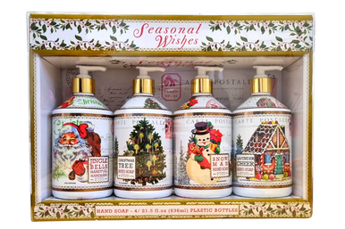 Seasonal Wishes - Hand Soap Gift Set - 4 x 636ml - Best Before it's ...