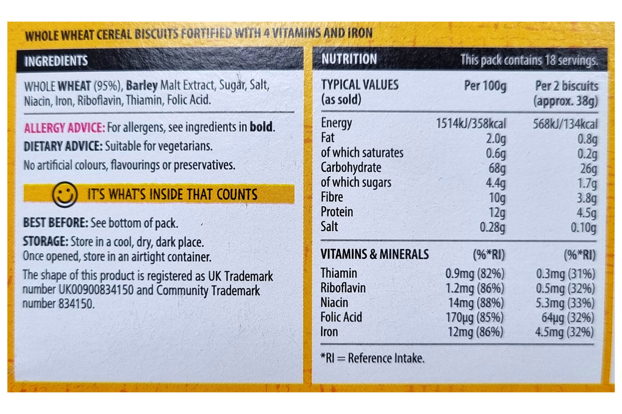 Aldi - Harvest Morn - Wheat Bisks - 36 Biscuits - Best Before it's Gone Ltd
