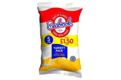Seabrook - Variety Pack - The Original Crinkle Cut Crisps - 5 x 25g ...