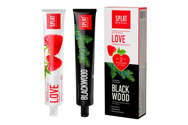 Splat - Love & Blackwood Toothpaste Set - 2 x 75ml - Best Before it's ...