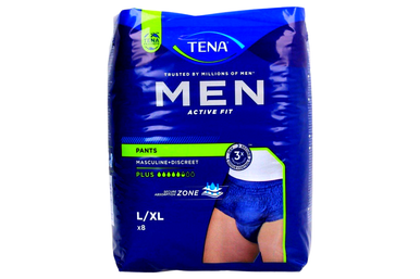 TENA - Men - Active Fit - Pants - Masculine + Discreet - Plus - L/XL ...