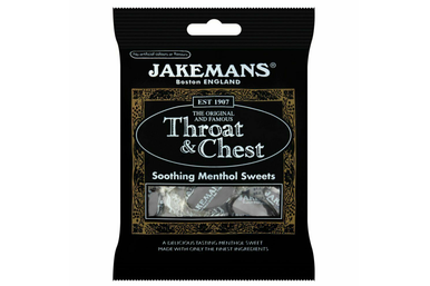 Jakemans - Throat & Chest Soothing Menthol Sweets - 100g - Best Before ...