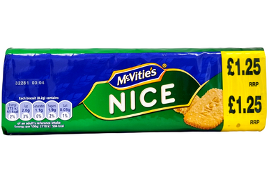 McVitie's - Nice Biscuits - 250g. - Best Before it's Gone Ltd
