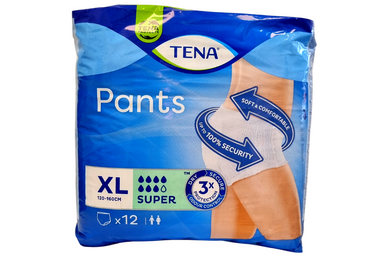 TENA - Pants - Super - XL - Unisex - 12 Pack - Best Before it's Gone Ltd