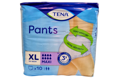 TENA - Pants - Maxi - XL - Unisex - 10 Pack - Best Before it's Gone Ltd