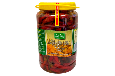 Pathos - Red Piri Piri Chillies in Vinegar - 1500g - Best Before it's ...