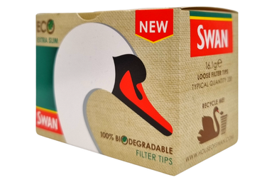 Swan - Extra Slim - 100% Biodegradable Loose Filter Tips - Approx 200 ...