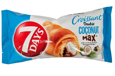 7 Days - Double Max - Coconut Croissant - Cocoa & Coconut Flavoured ...