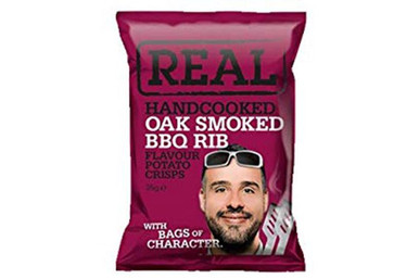 Real Crisps - Oak Smoked BBQ Ribs - 35g