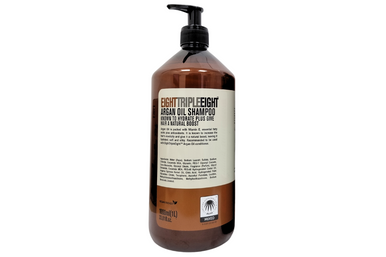 Eight Triple Eight - Argan Oil Shampoo - Vegan - 1ltr - Best Before it ...