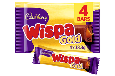 Cadbury - Wispa Gold - 153.2g (4 x 38.3g) - Best Before it's Gone Ltd