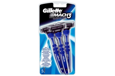 Gillette - Mach 3 - Disposable Razors x 5 (Damaged Packaging) - Best ...