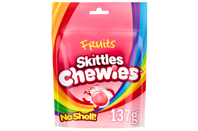 Skittles - Fruit Chewies - No Shell - Vegan - 137g - Best Before it's ...
